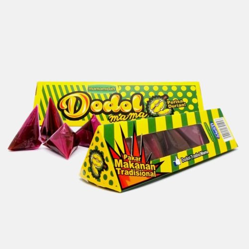 Dodol Durian Triangle Long Box - Mamamidah - Authentic Traditional Food
