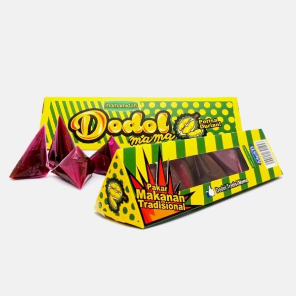Dodol Durian Triangle Long Box - Mamamidah - Authentic Traditional Food