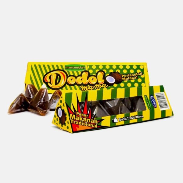 Dodol Original Triangle Long Box - Mamamidah - Authentic Traditional Food
